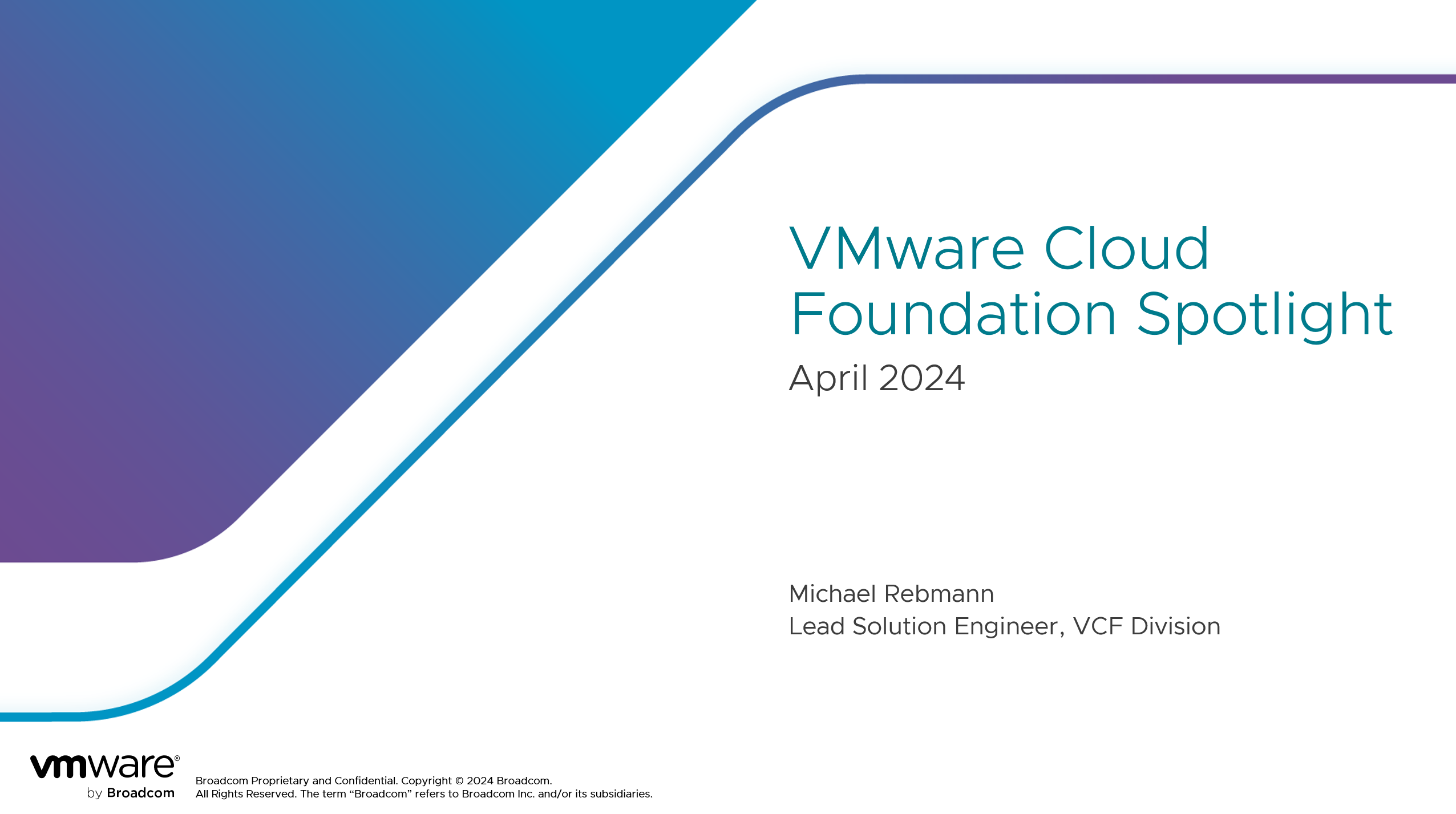 Vmware Cloud Foundation Spotlight April 2024 Cloud13 Ch