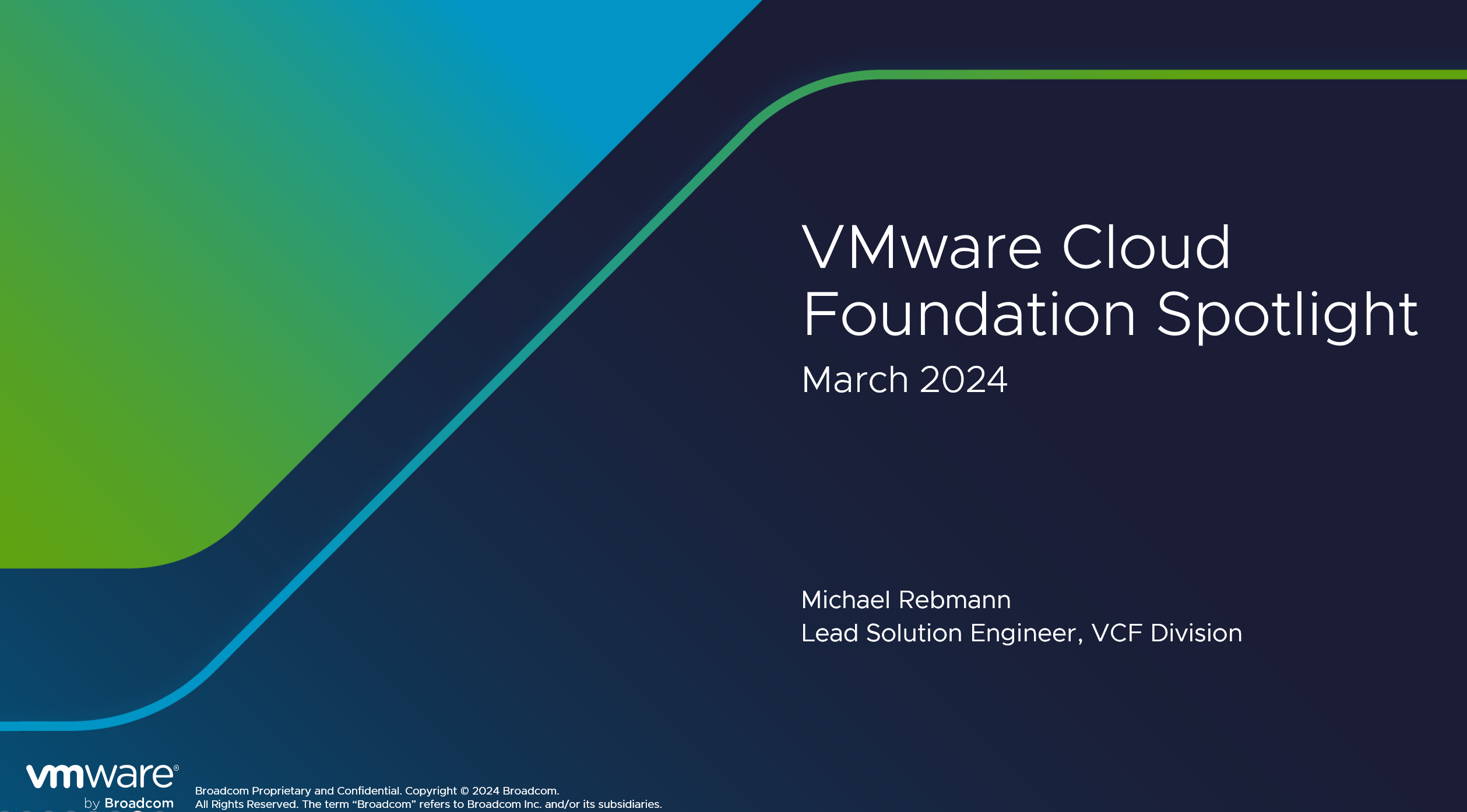 Vmware Cloud Foundation Spotlight March 2024 Cloud13 Ch
