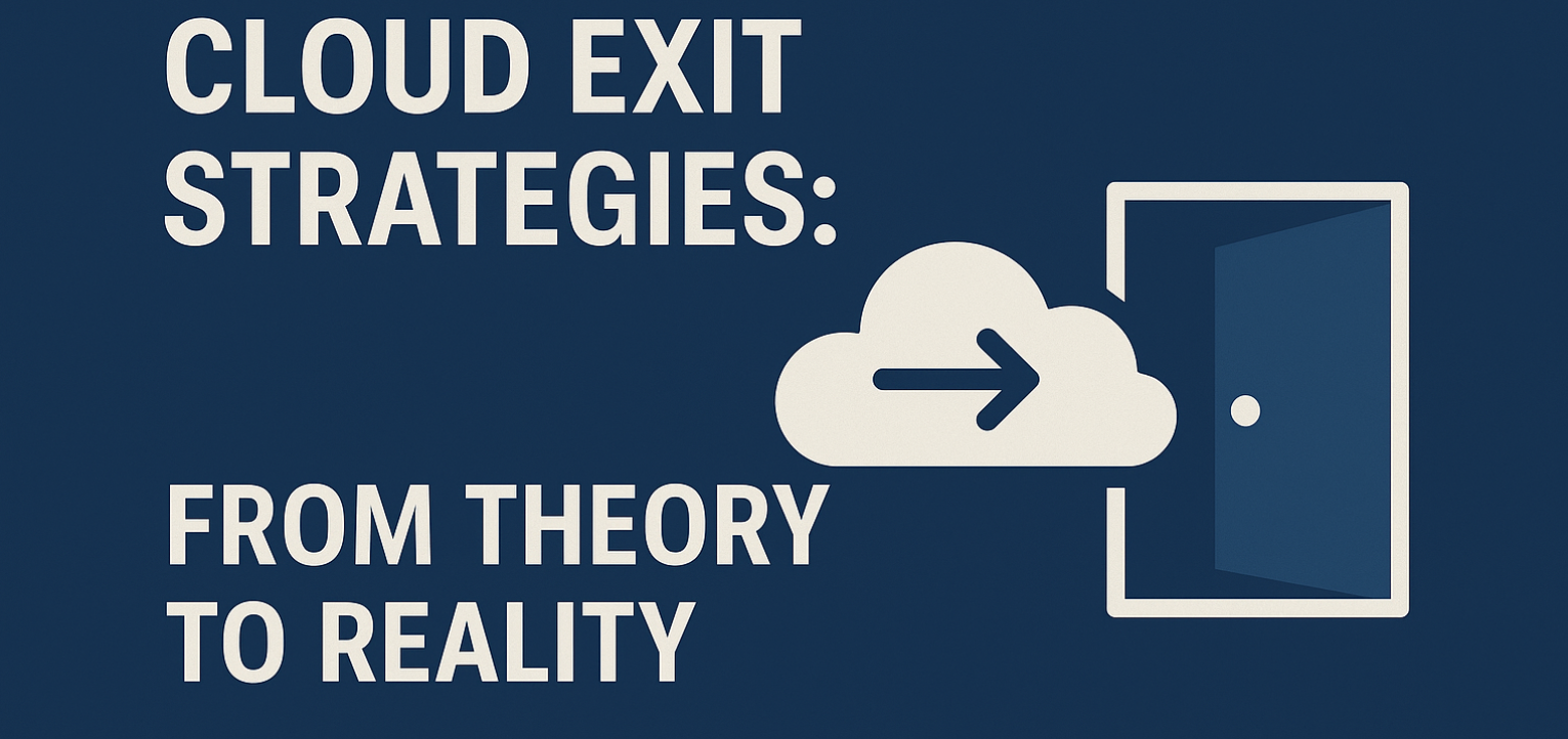 Moving into Any Cloud Is Easy. Leaving Is the Hard Part - cloud13.ch